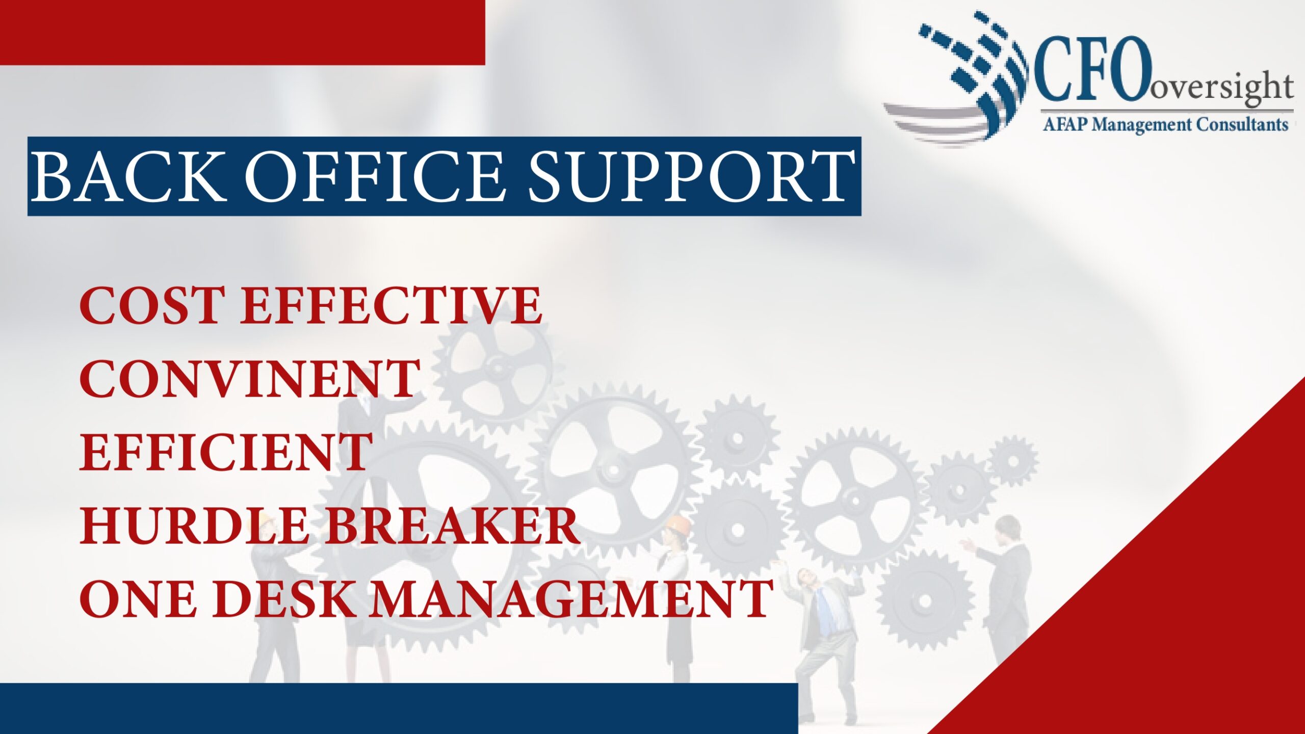 Back Office - CFO Oversight